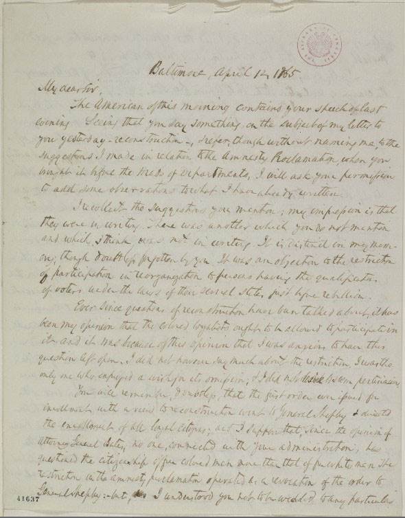 A Call for Reconciliation: Lincoln's Final Speech | Abraham Lincoln ...